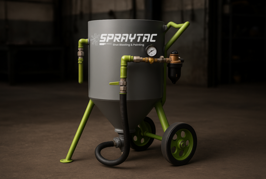 Portable Blasting Machine – Spraytac – Manufacturing, Designing and ...